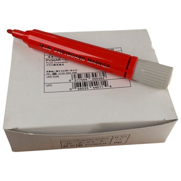 PLUS Corporation | Art | Plus Copyboard Marker Red Pvmarrd 447 Bullet ...
